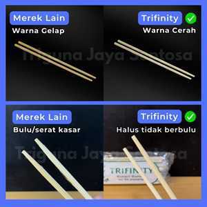 sumpit besar higienis ball trifinity bambu n tusuk gigi 3000set l1brt